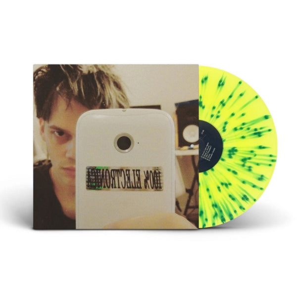 George Clanton - 100% Electronica LP (Neon Yellow/Green Splatter Vinyl ...